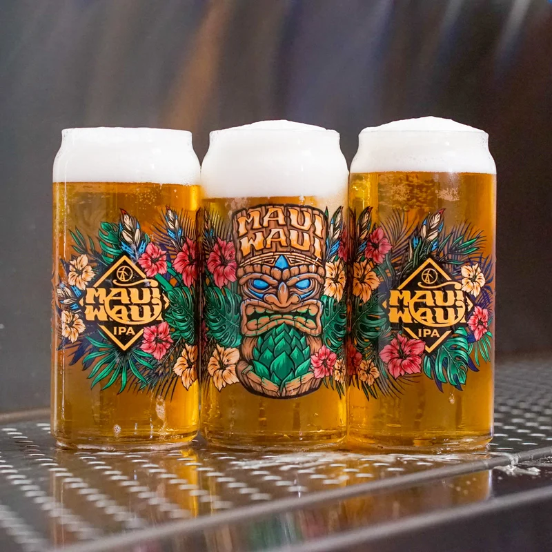 Maui Waui 20oz Can Glass | Altamont Beer Works