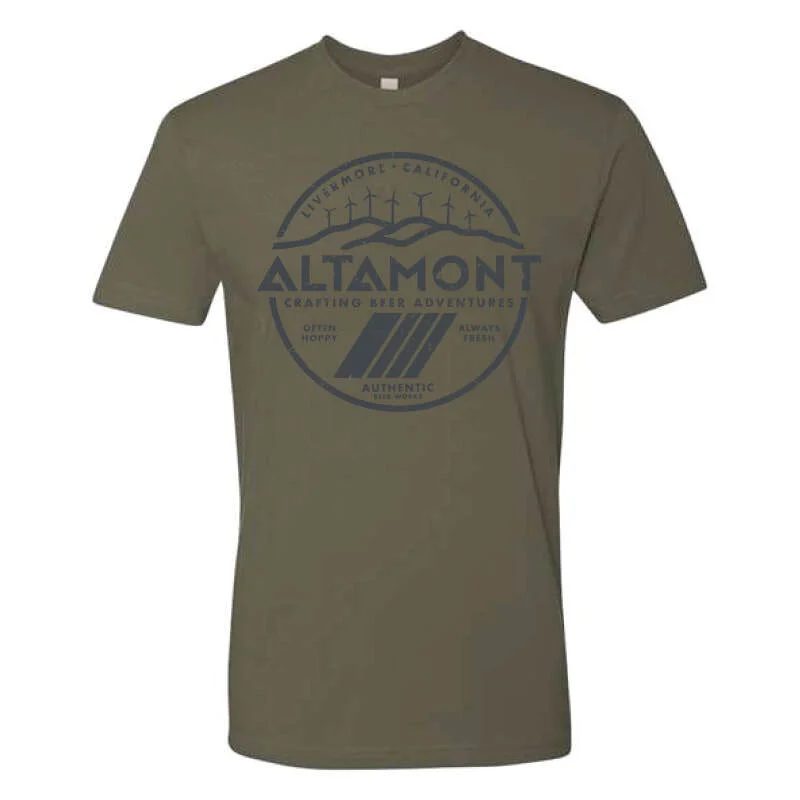 Altamont Adventure Tee Army | Altamont Beer Works