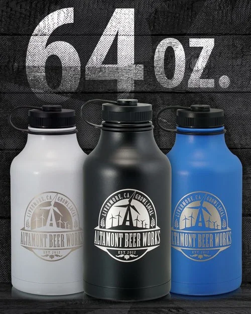 Altamont 64oz Vacuum Insulated Stainless Steel Growler | Altamont Beer ...