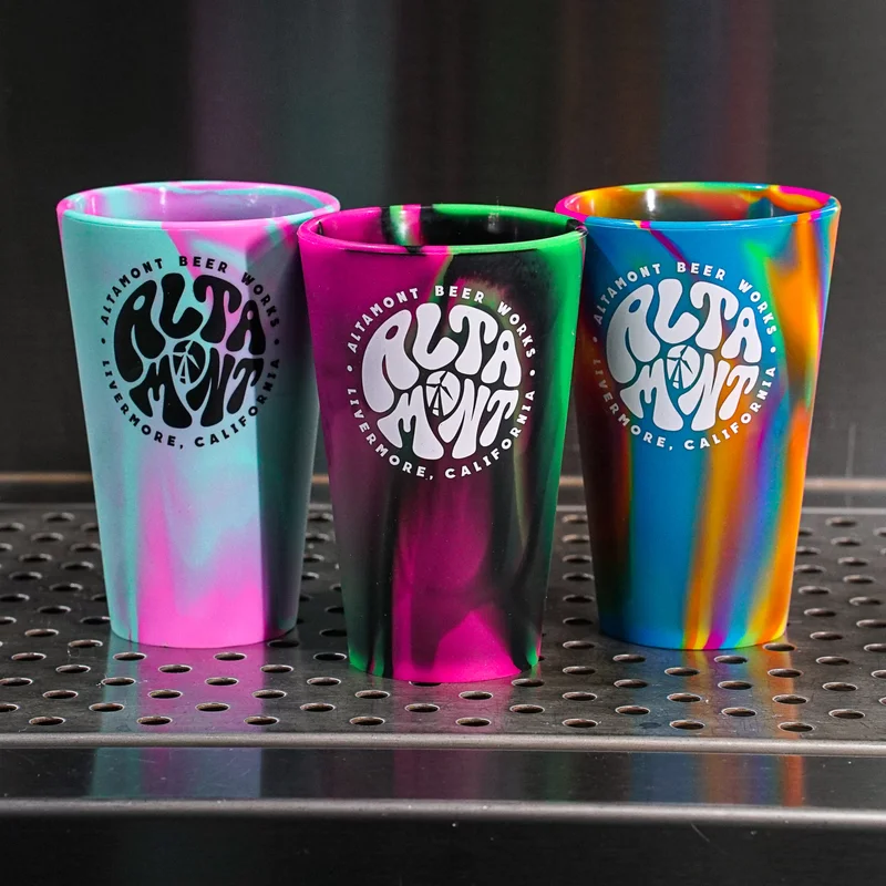 NEW Groovy Tie-Dye Silicone Cups | Altamont Beer Works