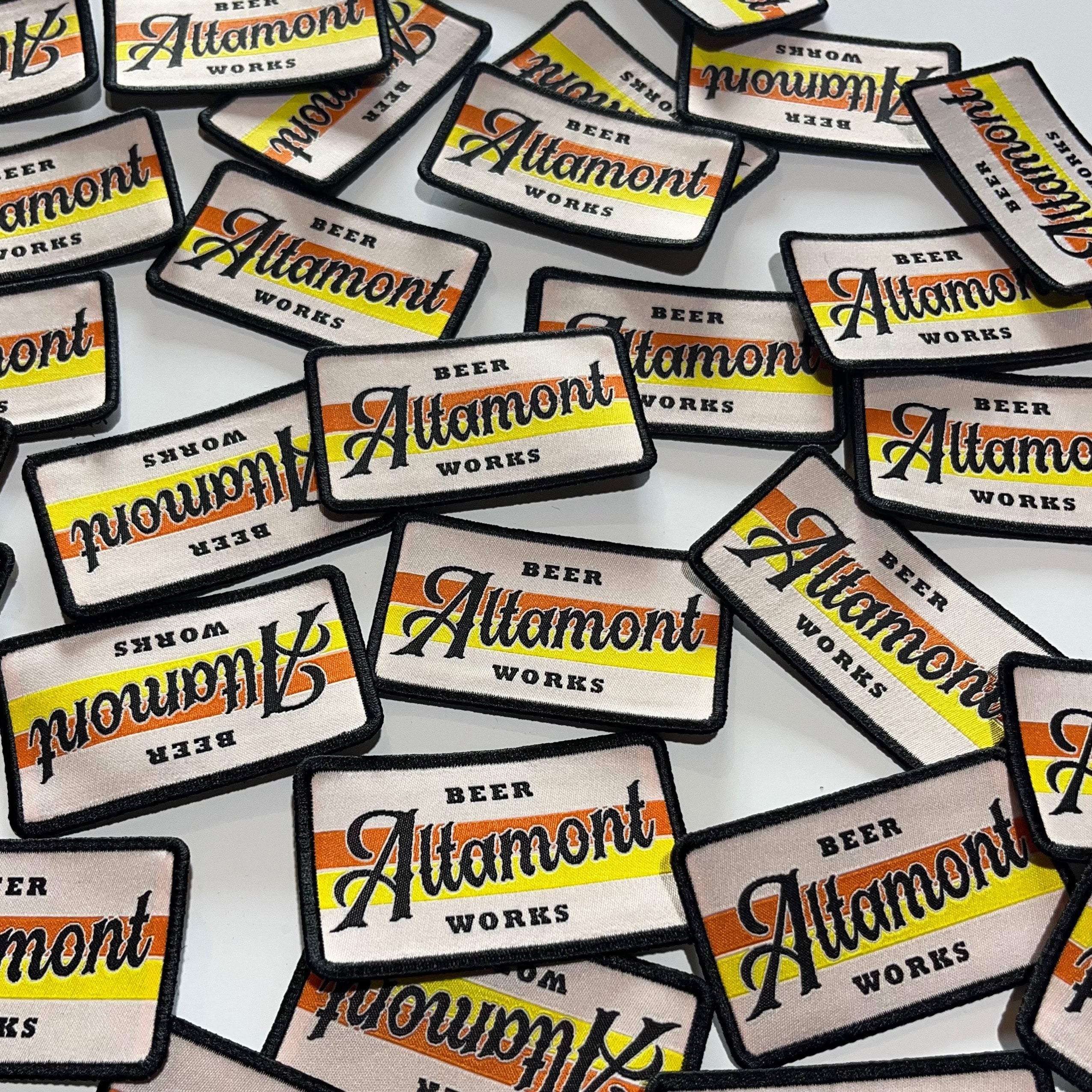 Altamont Tan Woven Patch | Altamont Beer Works