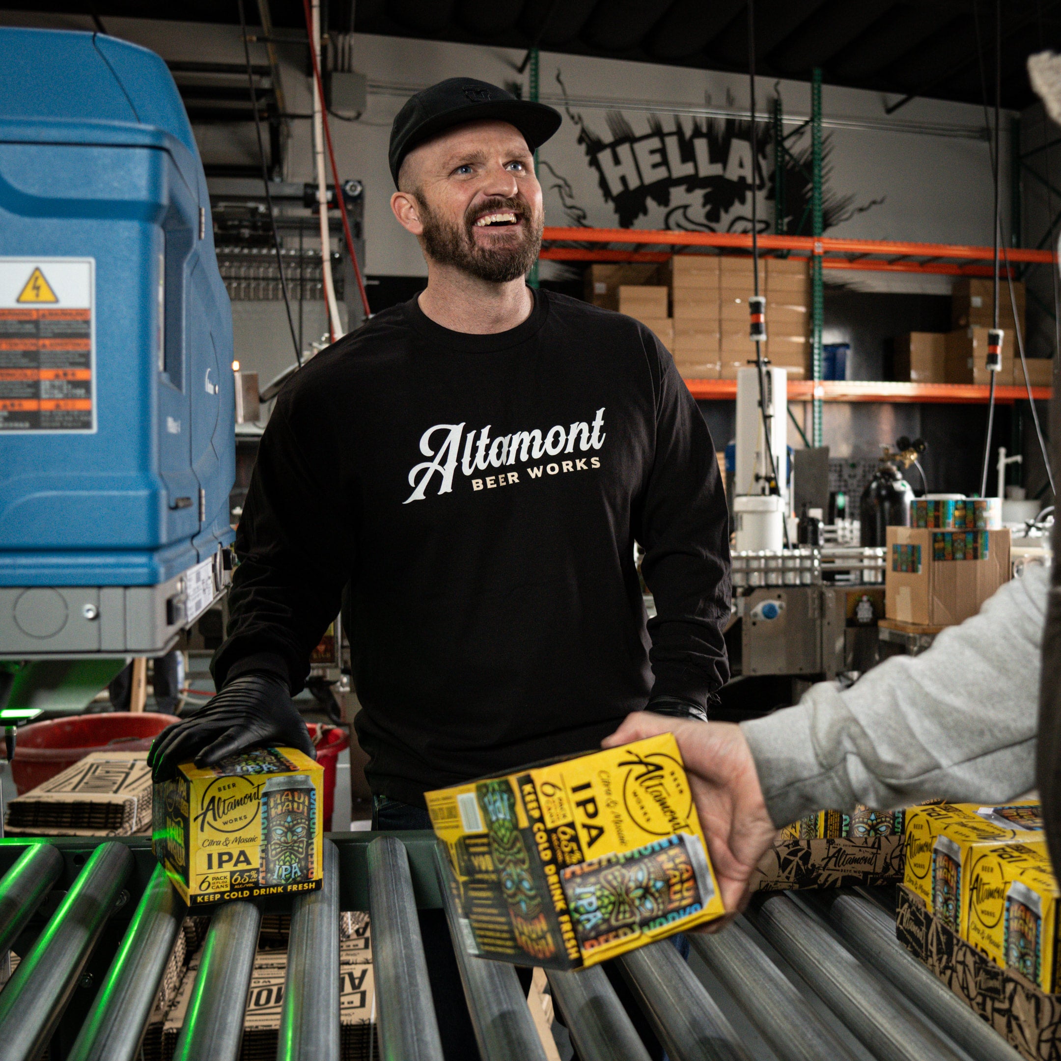 Altamont Down with Hops Saddle Hoodie | Altamont Beer Works